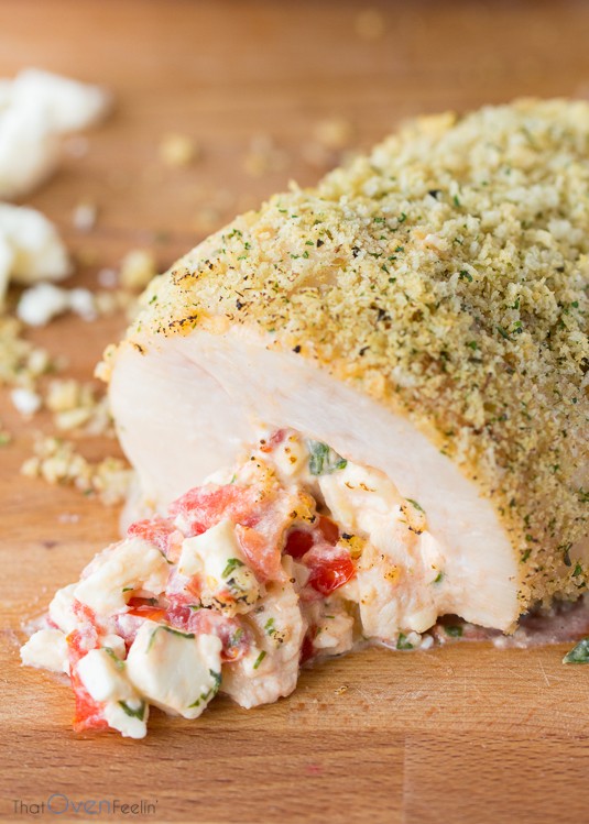 Tomato and Feta Stuffed Chicken - That Oven Feelin