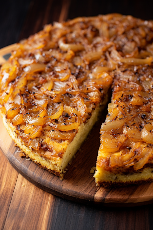 Amish Onion Cake - That Oven Feelin