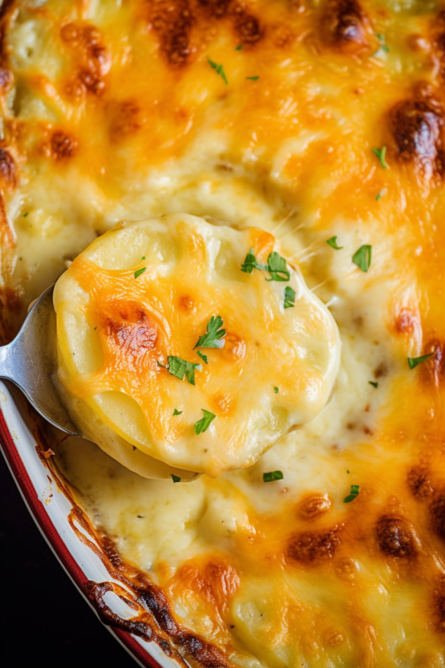 Copycat Ruth’s Chris Potatoes au Gratin - That Oven Feelin