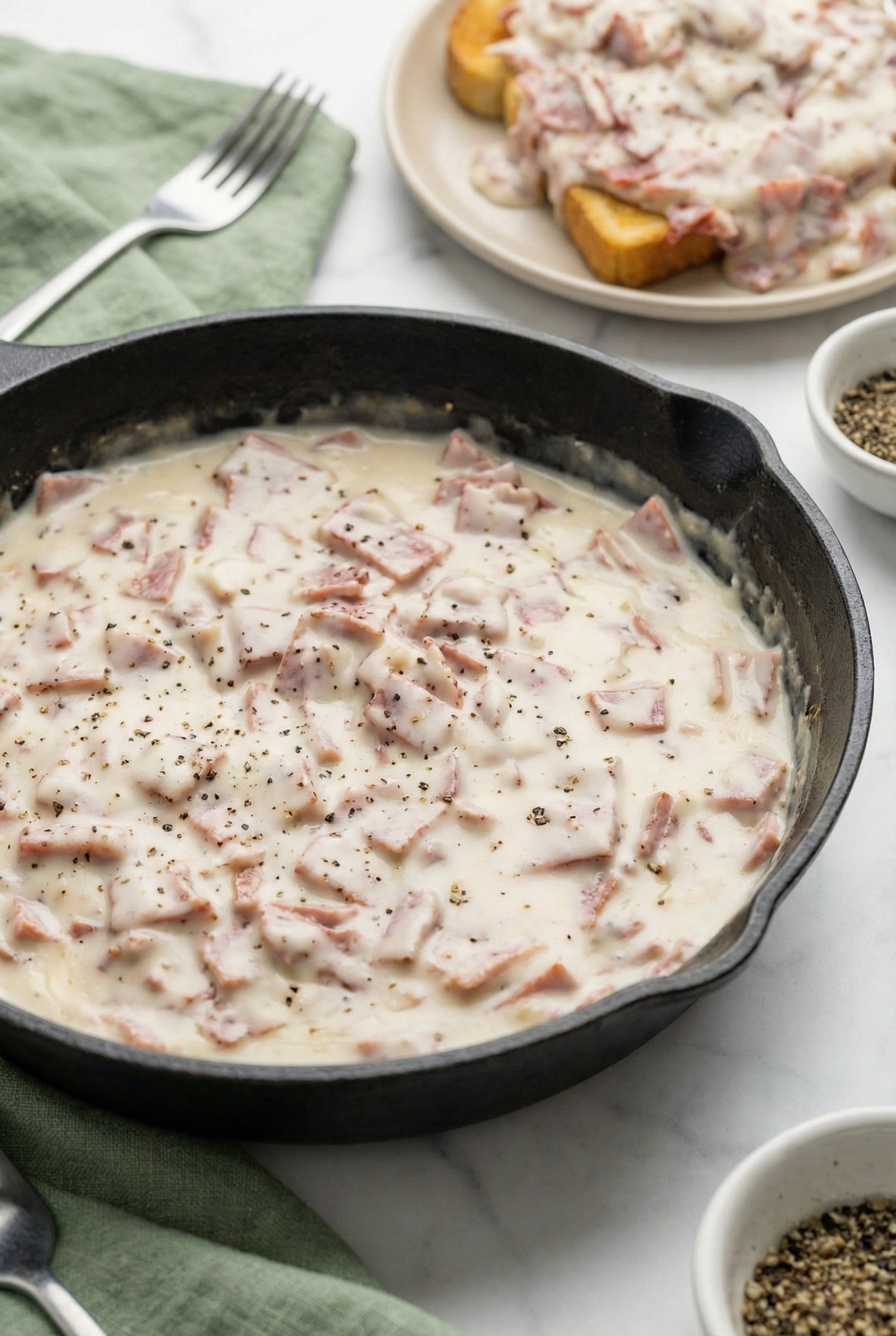 Creamed Chipped Beef on Toast - That Oven Feelin