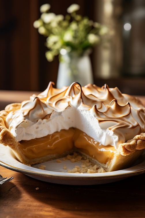 Creamy Homemade Butterscotch Pie - That Oven Feelin