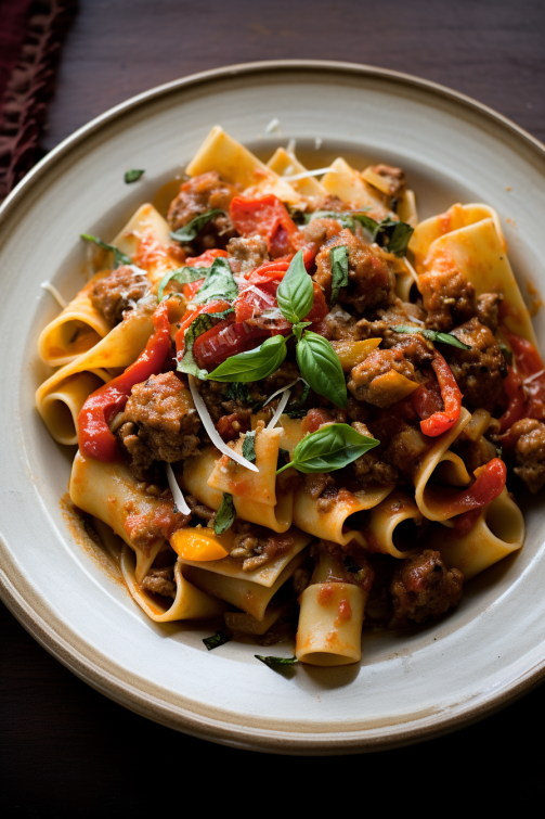 Italian Drunken Noodles - That Oven Feelin