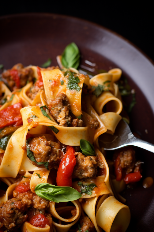 Italian Drunken Noodles - That Oven Feelin