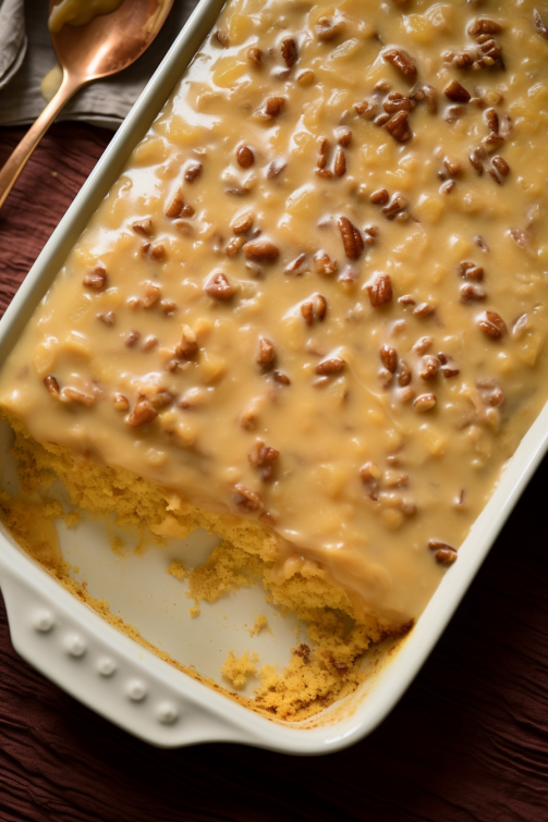 Pineapple Coconut God Bless America Cake - That Oven Feelin