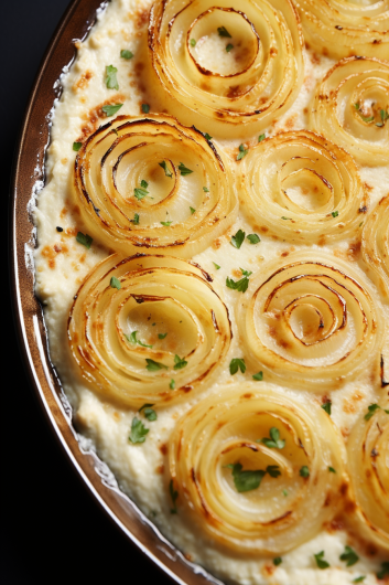 Roasted Parmesan Creamed Onions - That Oven Feelin