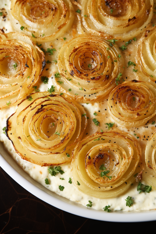 Roasted Parmesan Creamed Onions - That Oven Feelin