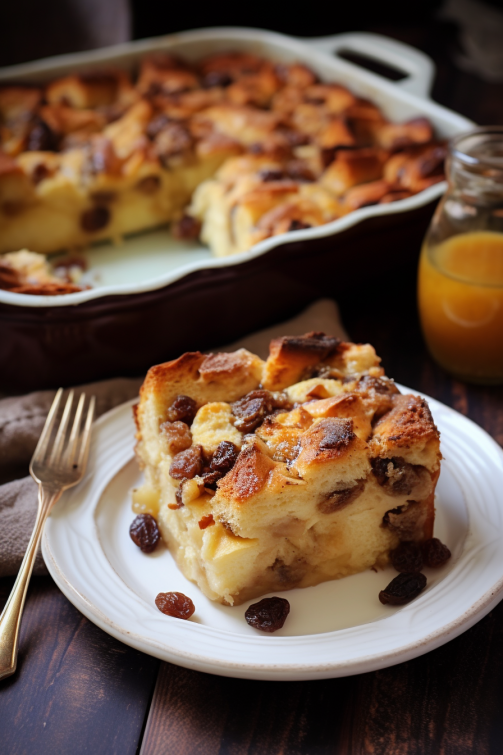 Cinnamon Raisin Bread Pudding - That Oven Feelin