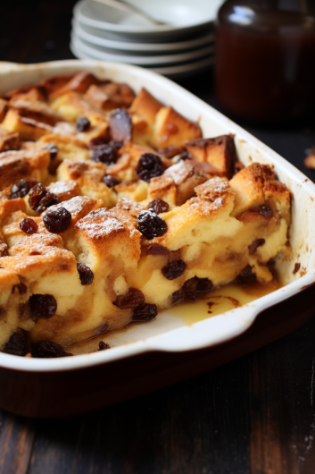Cinnamon Raisin Bread Pudding - That Oven Feelin