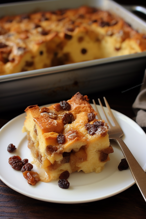Cinnamon Raisin Bread Pudding - That Oven Feelin