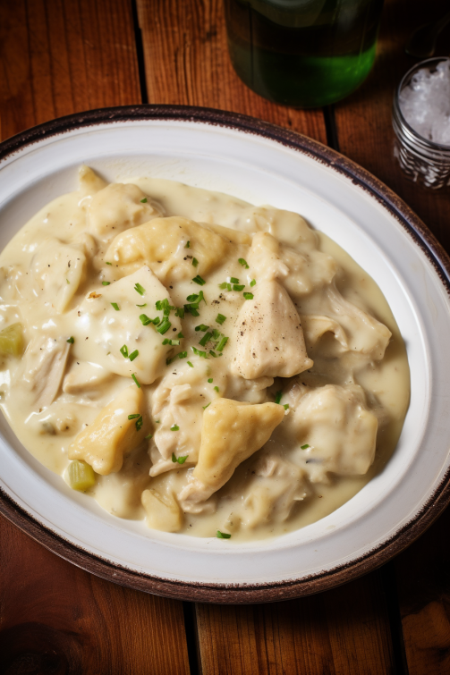 Copycat Cracker Barrel Chicken and Dumplings - That Oven Feelin Copycat Cracker Barrel Chicken and Dumplings - That Oven Feelin
