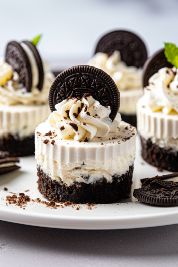 Easy Mini Oreo Cheesecake Bites - That Oven Feelin