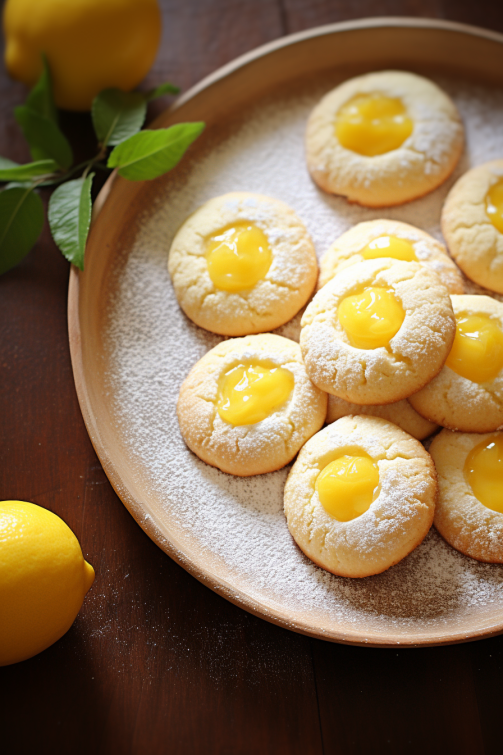 Lemon Curd Cookies - That Oven Feelin