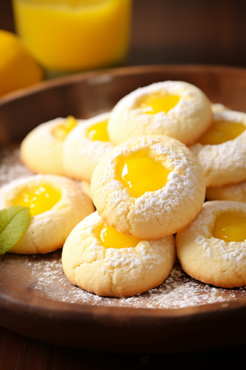 Lemon Curd Cookies - That Oven Feelin