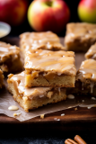 Maple Glazed Apple Blondies - That Oven Feelin