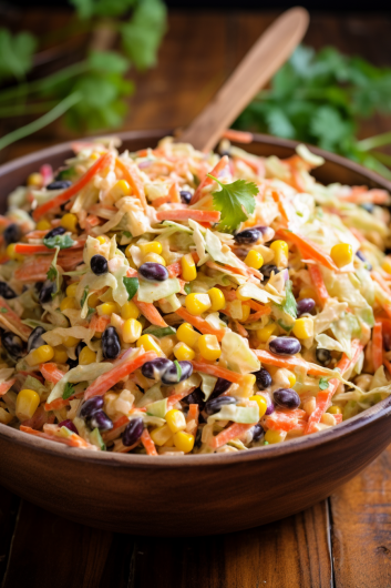 Mexican Corn Coleslaw - That Oven Feelin