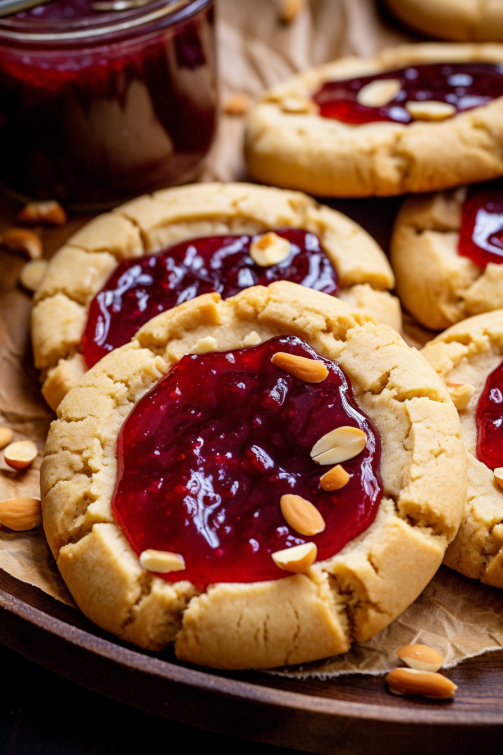 Peanut Butter and Jelly Cookies - That Oven Feelin