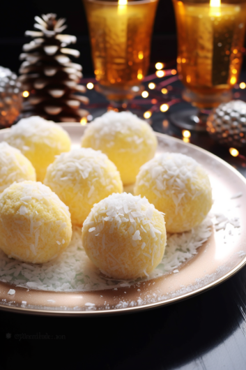 Pineapple Christmas Balls - That Oven Feelin