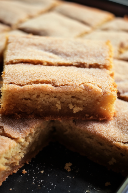 Snickerdoodle Cookie Bars - That Oven Feelin