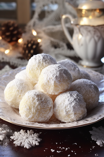 Sweetened Condensed Milk Snowballs - That Oven Feelin