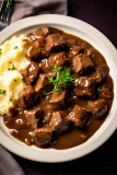 Beef Tips and Gravy - That Oven Feelin