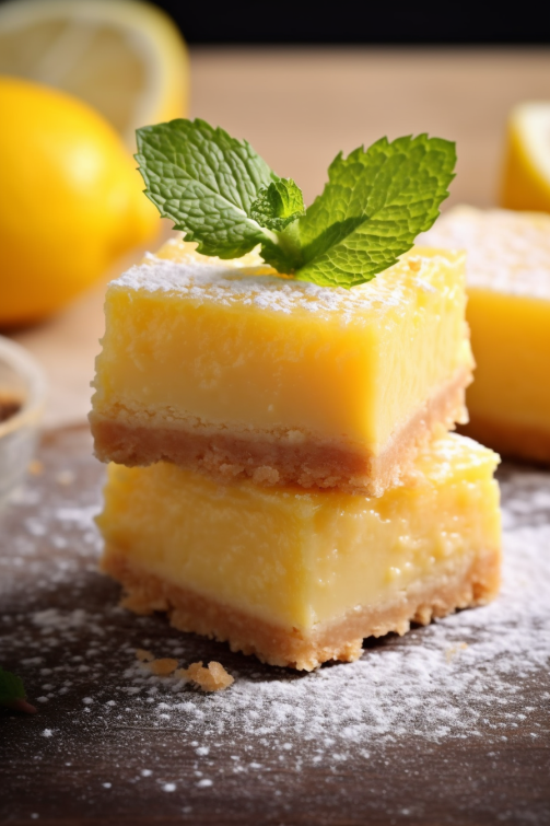 Creamy Lemon Squares - That Oven Feelin