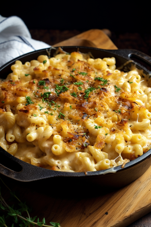 French Onion Mac & Cheese - That Oven Feelin