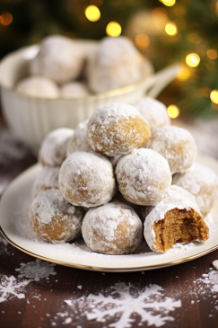 Gingerbread Snowballs - That Oven Feelin