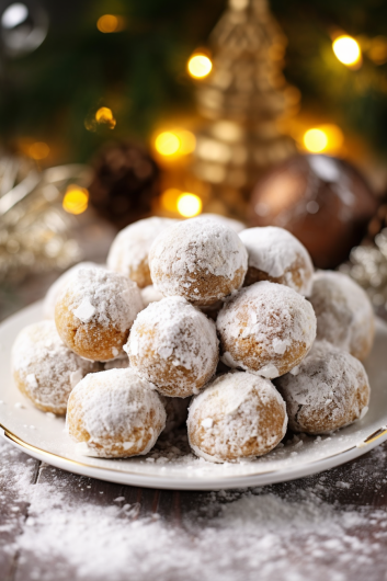 Gingerbread Snowballs - That Oven Feelin