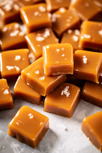 Super Soft Homemade Caramels - That Oven Feelin