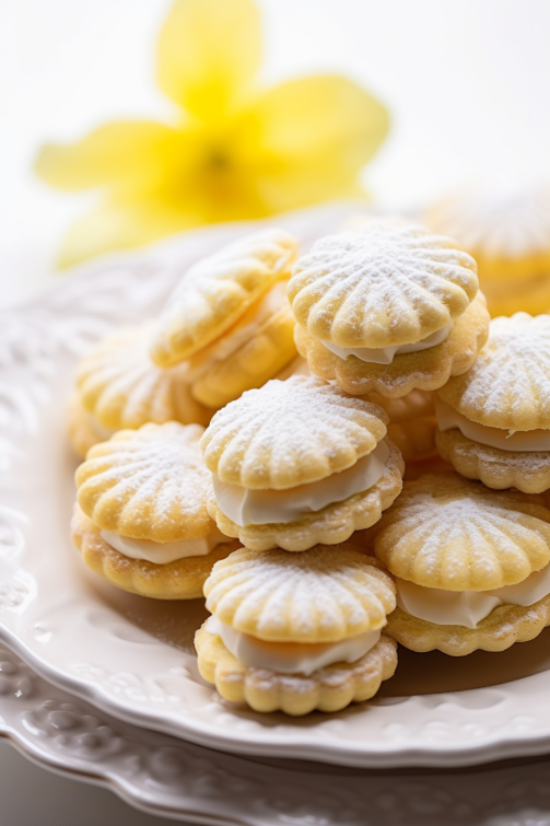 Lemon Cookies with Lemon Cream - That Oven Feelin