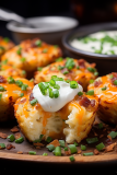 Loaded Mashed Potato Puffs - That Oven Feelin