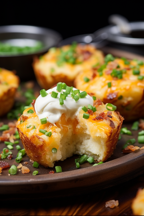 Loaded Mashed Potato Puffs - That Oven Feelin