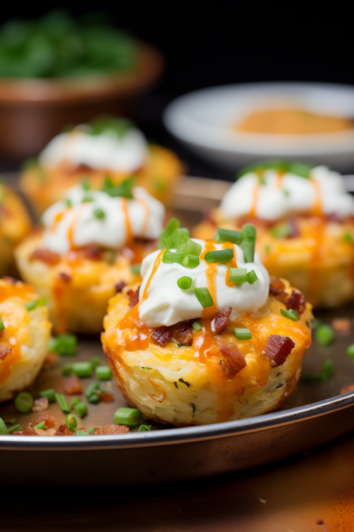 Loaded Mashed Potato Puffs - That Oven Feelin