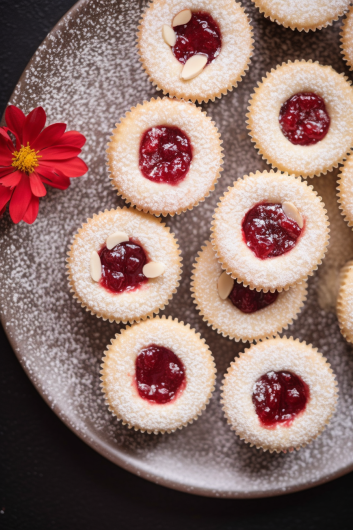 Mini Raspberry Almond Tarts - That Oven Feelin