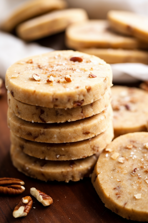 Toffee Pecan Shortbread Cookies - That Oven Feelin