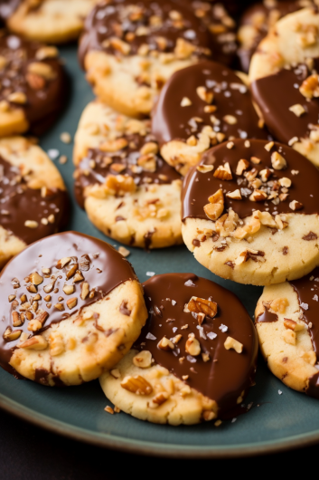 Toffee Pecan Shortbread Cookies - That Oven Feelin