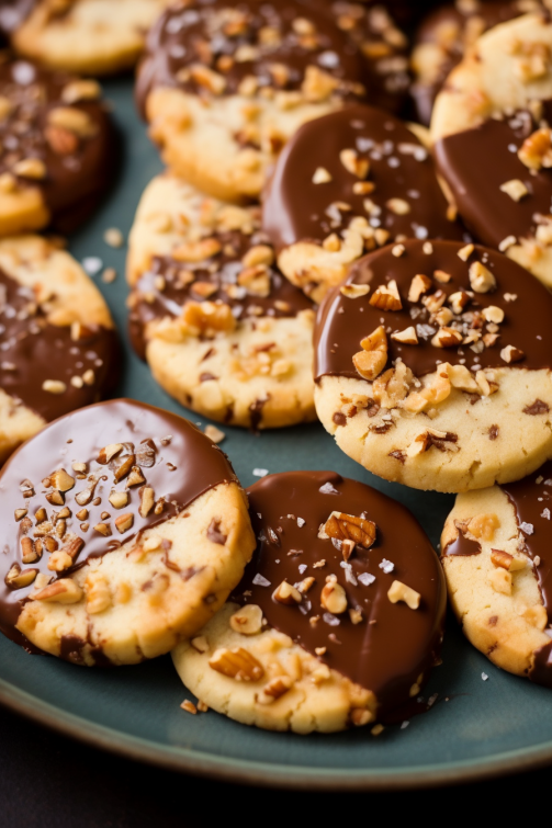 Toffee Pecan Shortbread Cookies - That Oven Feelin