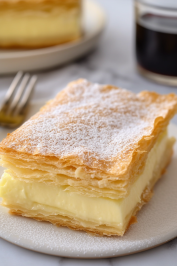 Classic Vanilla Slice - That Oven Feelin