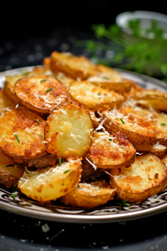 Crispy Parmesan Potatoes - That Oven Feelin