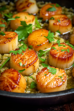 Garlic Lemon Butter Seared Scallops - That Oven Feelin