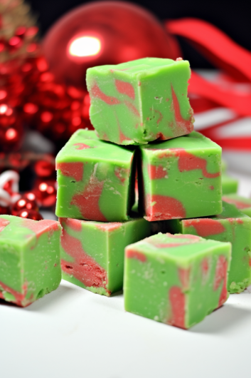 Grinch Fudge - That Oven Feelin