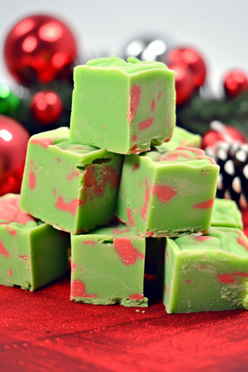 Grinch Fudge - That Oven Feelin
