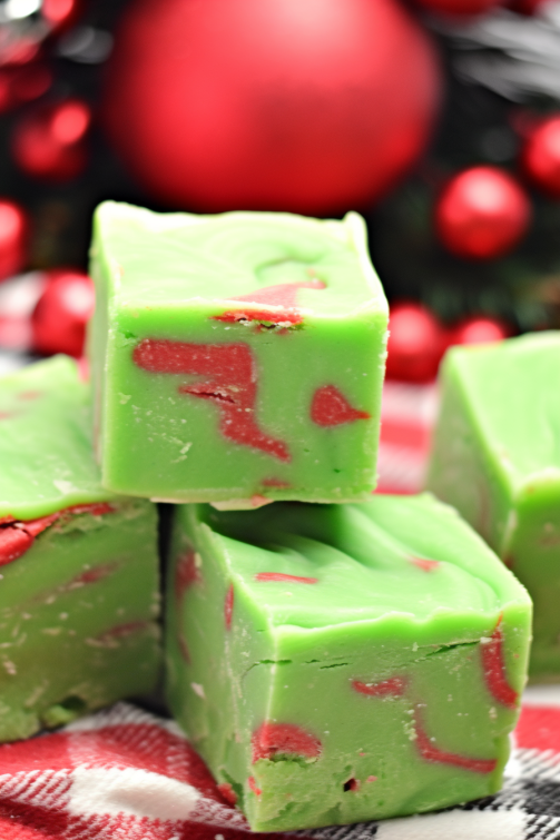 Grinch Fudge - That Oven Feelin