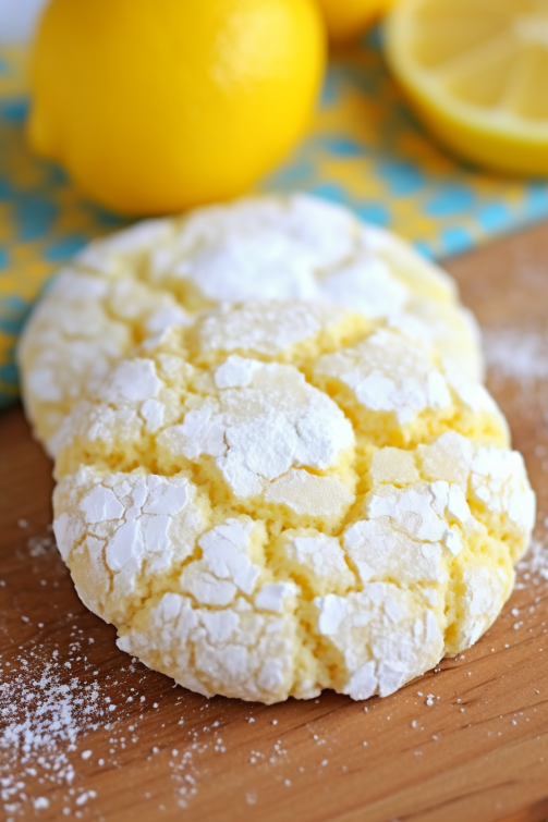 Lemon Crackle Cookies - That Oven Feelin