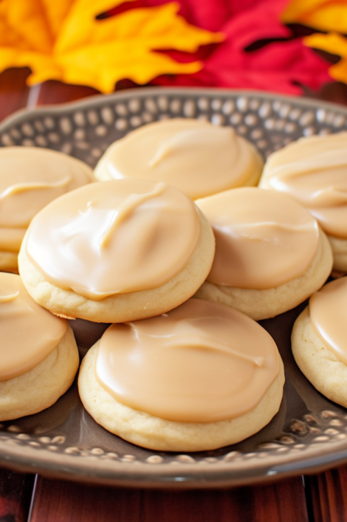 Maple Cookies with Maple Icing - That Oven Feelin