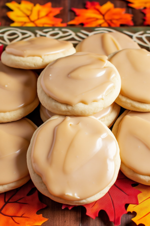 Maple Cookies with Maple Icing - That Oven Feelin