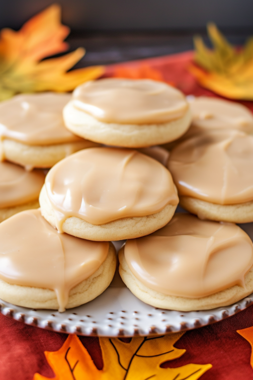 Maple Cookies with Maple Icing - That Oven Feelin