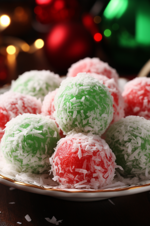 Mom’s Christmas Jello Balls - That Oven Feelin