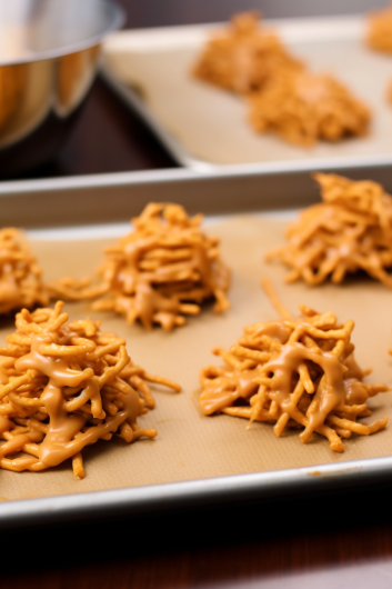 Slow Cooker Butterscotch Haystacks - That Oven Feelin