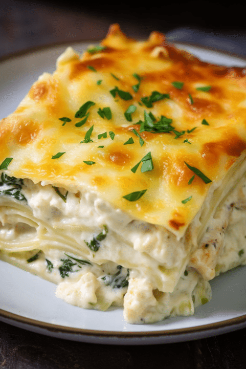 Chicken Alfredo Lasagna - That Oven Feelin